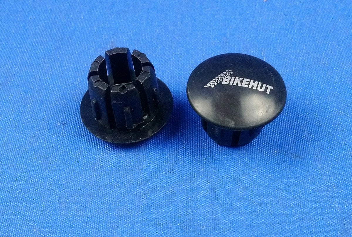 Bikehut Bicycle Handlebar End Caps Plugs Black – PioraBikes